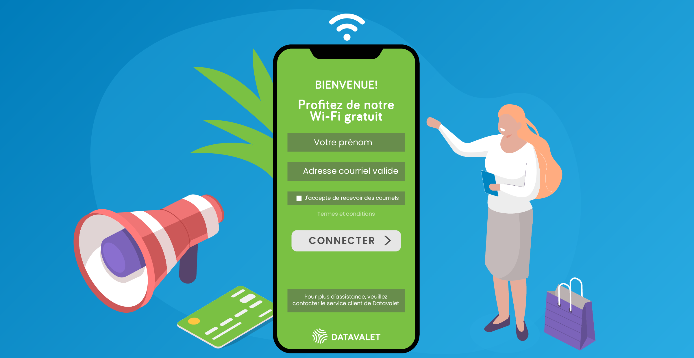 Infographie du Portail Captif - Datavalet
